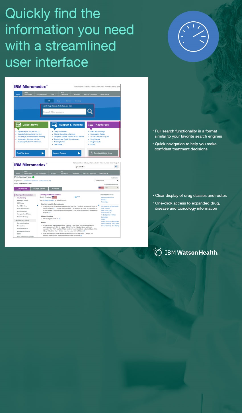 Merative Micromedex Clinical Knowledge App Expo