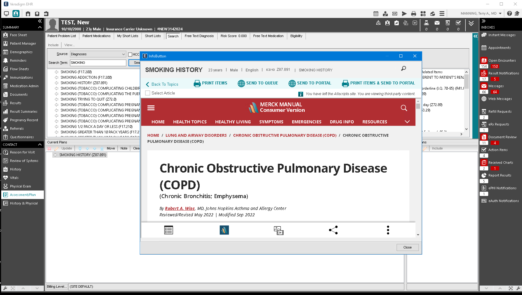Merck Manuals Infobutton Solution App Expo